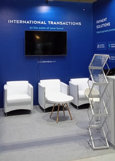 Easi Brochure Stand - Fern Event Rentals
