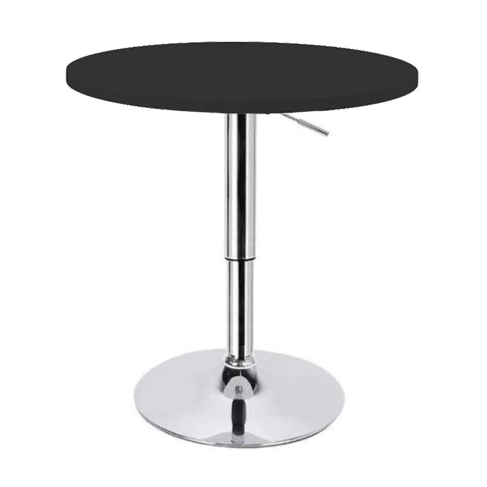 Lead Round High Table Black - Fern Event Rentals